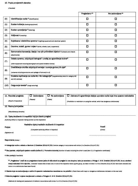 Centar za vozila Hrvatske | Pravilnik o tehničkim pregledima vozila na ...